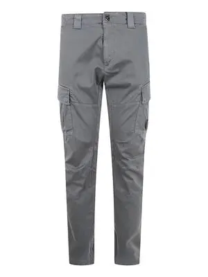 C.P. COMPANY Stretch Sateen Ergonomic Cargo Pants - Gray