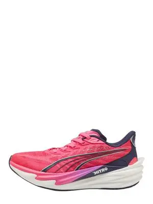 PUMA X Hyrox Deviate Nitroâ¢ 4 Lace Up Running Sneakers - Pink
