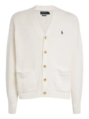 Polo Ralph Lauren Cotton Cardigan - White