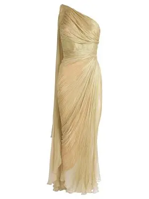 Maria Lucia Hohan Tulle Asymmetric Florencia Gown - Orange - 40