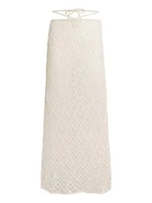 Johanna Ortiz Cotton Maxi Skirt - Ivory