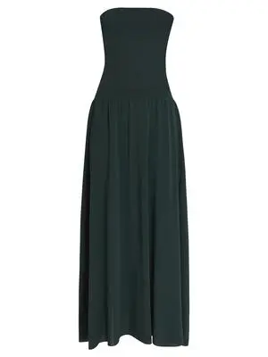 ERES Crepe Jersey Oda Maxi Dress - Green