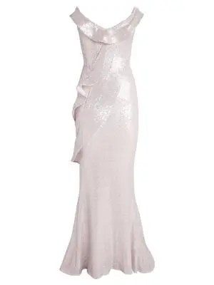 Maticevski Sequinned Zya Gown - Pink
