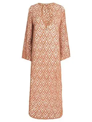 Johanna Ortiz Savannah Maxi Dress - Nude