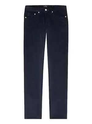 Paul Smith Tapered-fit Organic Corduroy Trousers - Blue