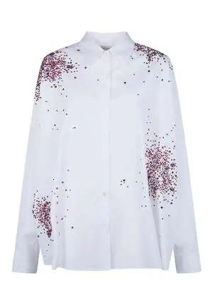 Dries Van Noten Casia Embroidered Shirt - White