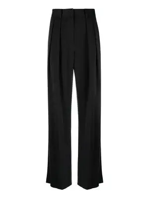 Staud Trousers With Logo - Black
