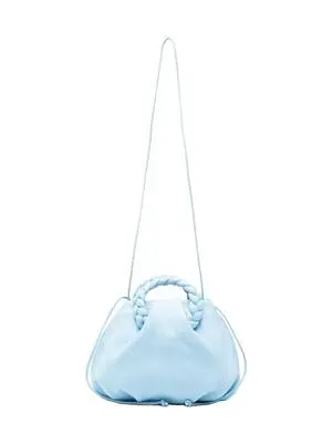 Hereu Bombon Leather Handbag - Sky Blue