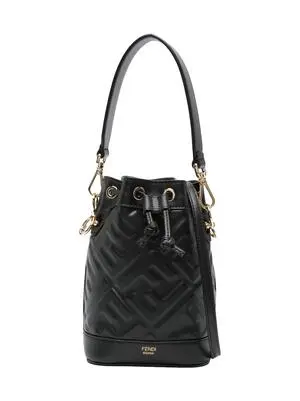Fendi Mon Tresor Mini Bucket Bag - Black