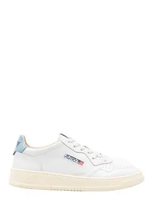 AUTRY Medialist Low Leather Sneakers - Sky Blue