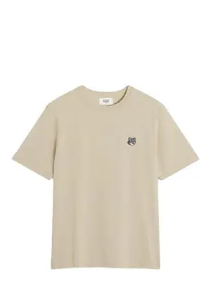 Maison Kitsuné Fox Head Cotton T-shirt - Beige