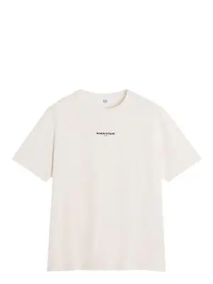 Maison Kitsuné Logo Cotton T-shirt - Beige
