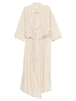 LEMAIRE Silk Shirt Dress - White