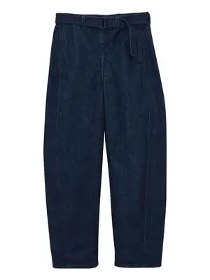 LEMAIRE Twisted Denim Cotton Jeans - Blue