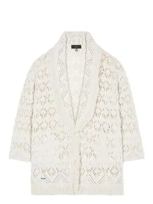 Alanui Lagoon Romance Cotton Cardigan - White