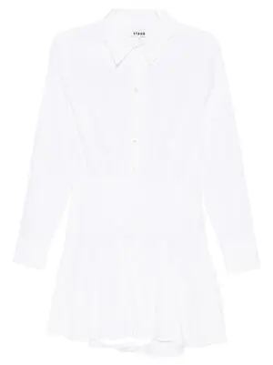 Staud Rocco Mini Dress - White