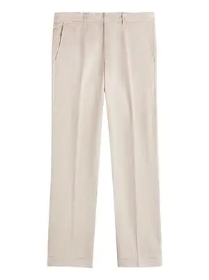FAY Slim Fit Trousers - White