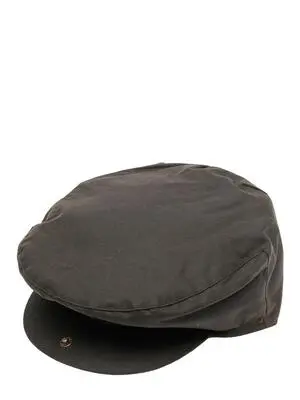 Barbour Wax Flat Cap - Green