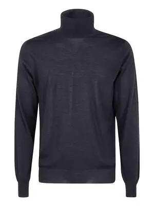 FILIPPO DE LAURENTIIS Merino Wool Turtleneck - Black