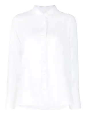 Barbour Linen Button-down Shirt - White