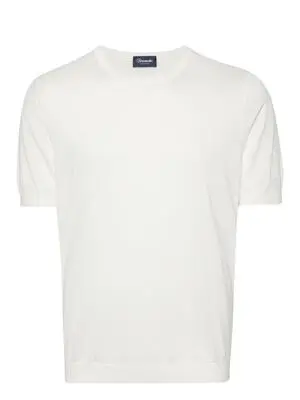 DRUMOHR Fine Knit T-shirt - White