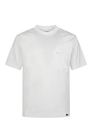 MASSIMO OSTI STUDIO T-shirt With Pocket - White