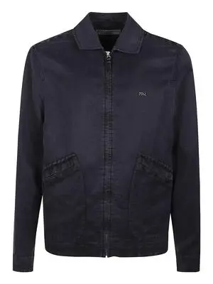 MASSIMO OSTI STUDIO Zip-up Jacket - Blue