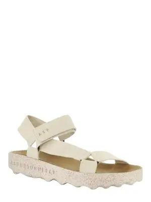 Fly London Clew Platform Sandals - Ivory
