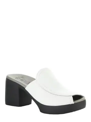 Fly London Flae Platform Sandal - White