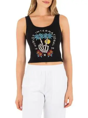 Hurley Peacebone Graphic Tank - Black