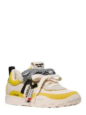 Kate Spade New York K As In Kate Nyc Taxi Lace-up Sneakers - Rich Lemon Multi