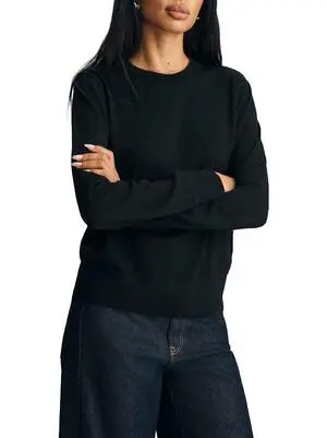 MAVI Wool Crewneck Sweater - Black