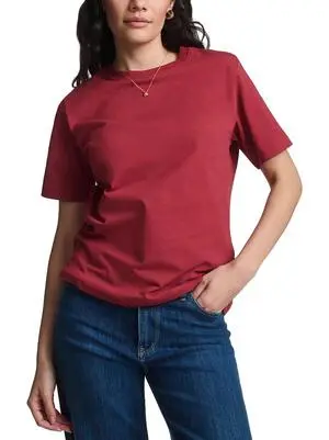 MAVI Relaxed Fit Cotton T-shirt - Red Ochre