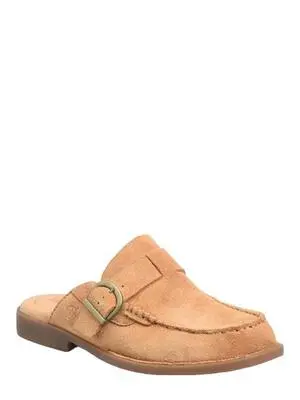 BØRN Meg Mule Tan Suede