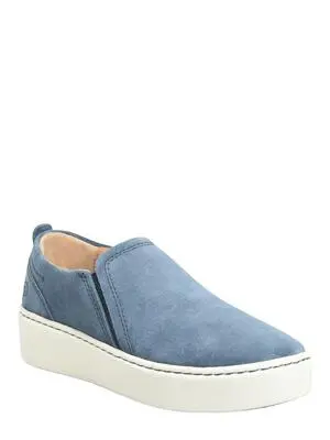 BØRN Mira Platform Sneakers - Dark Blue Suede