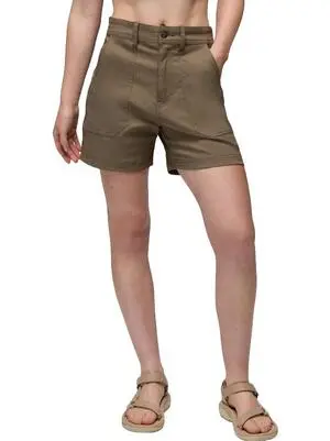 Prana Stretch Zion Cargo Shorts - Mud