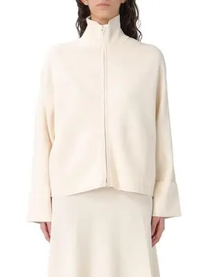 Max Mara Viscose Zip-up Cardigan - Ivory
