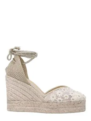 CastaÑer Espadrille - White Gold