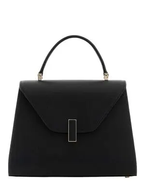 VALEXTRA Iside Medium Grained Leather Bag - Black