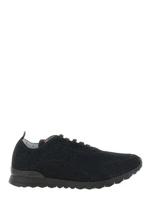 Kiton Lace Up Sneakers - Black