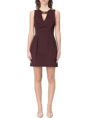 Elisabetta Franchi Sleeveless Mini Dress - Brown