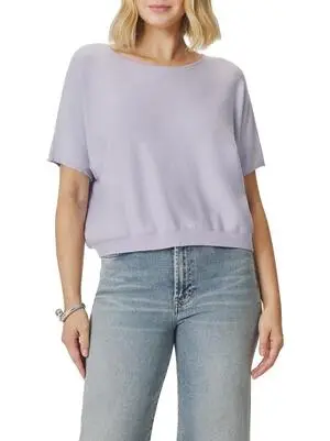Splendid Christa Short Sleeve Sweater - Lavender Purple