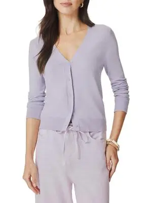 Splendid Christa Cropped Cardigan - Lavender Purple