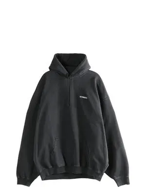 Vetements Iconic Logo Hoodie - Black