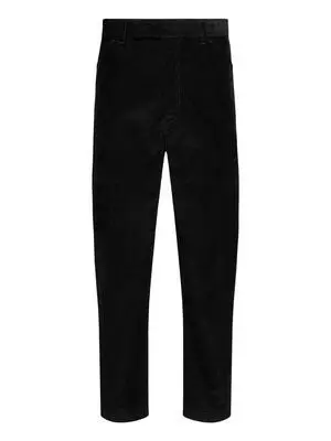 Thom Browne Narrow Wale Corduroy Tapered Chino - Black
