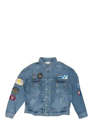 Rhude Patch Denim Jacket - Blue