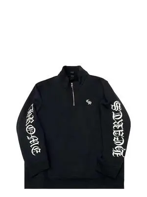 Chrome Hearts Quarter Zip Top - Black