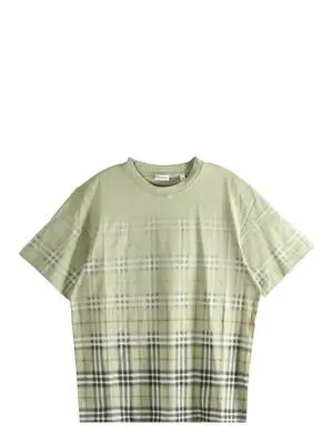 Burberry Ryan Check T-shirt - Green