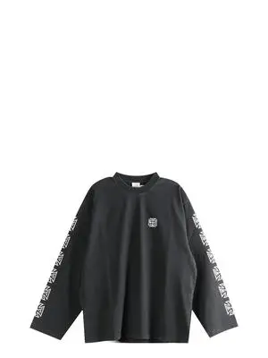 Vetements Biker Cross Sleeve Sweatshirt - Black