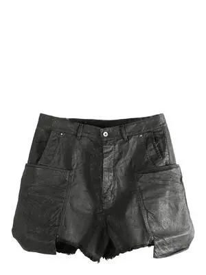 Rick Owens Stefan Denim Cargo Shorts - Black